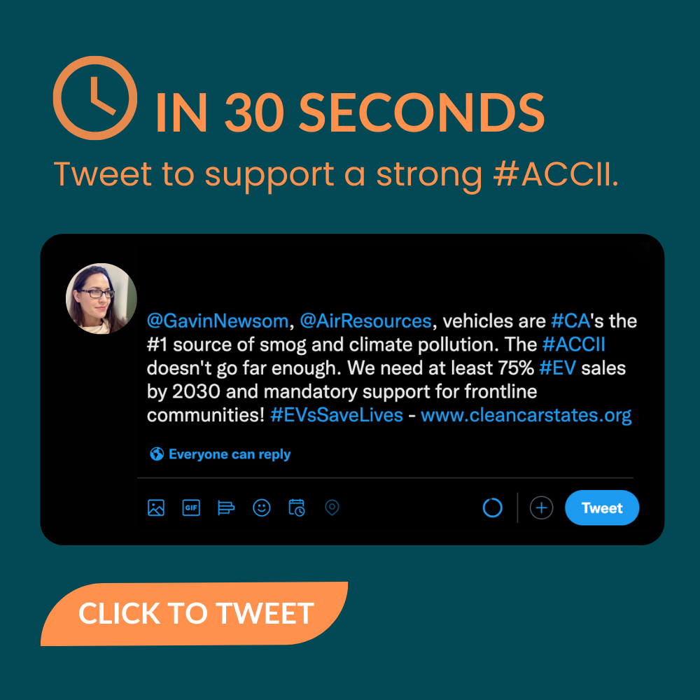 Take Action — California Clean Cars Campaign