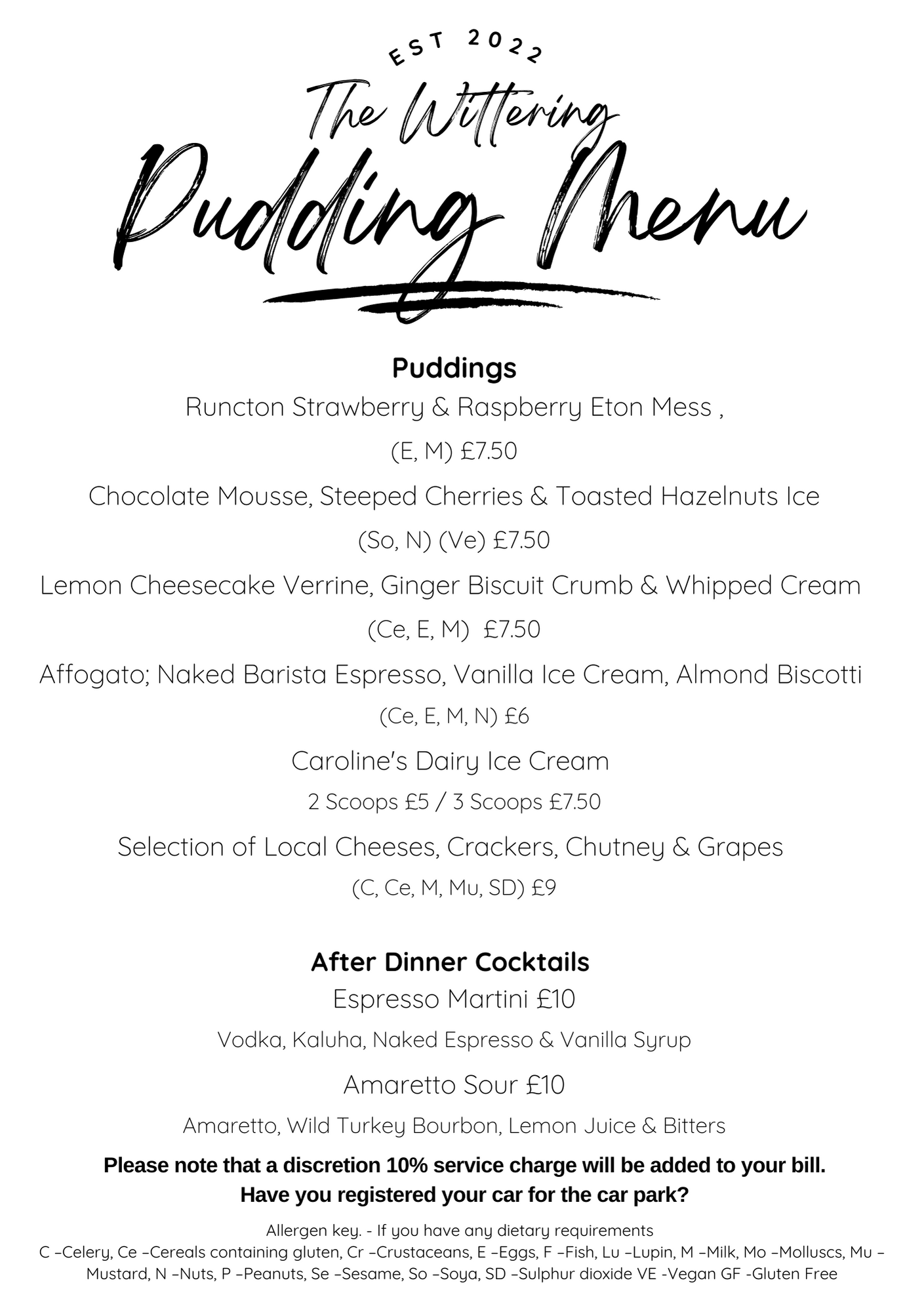 FOOD & DRINK — The Wittering pub