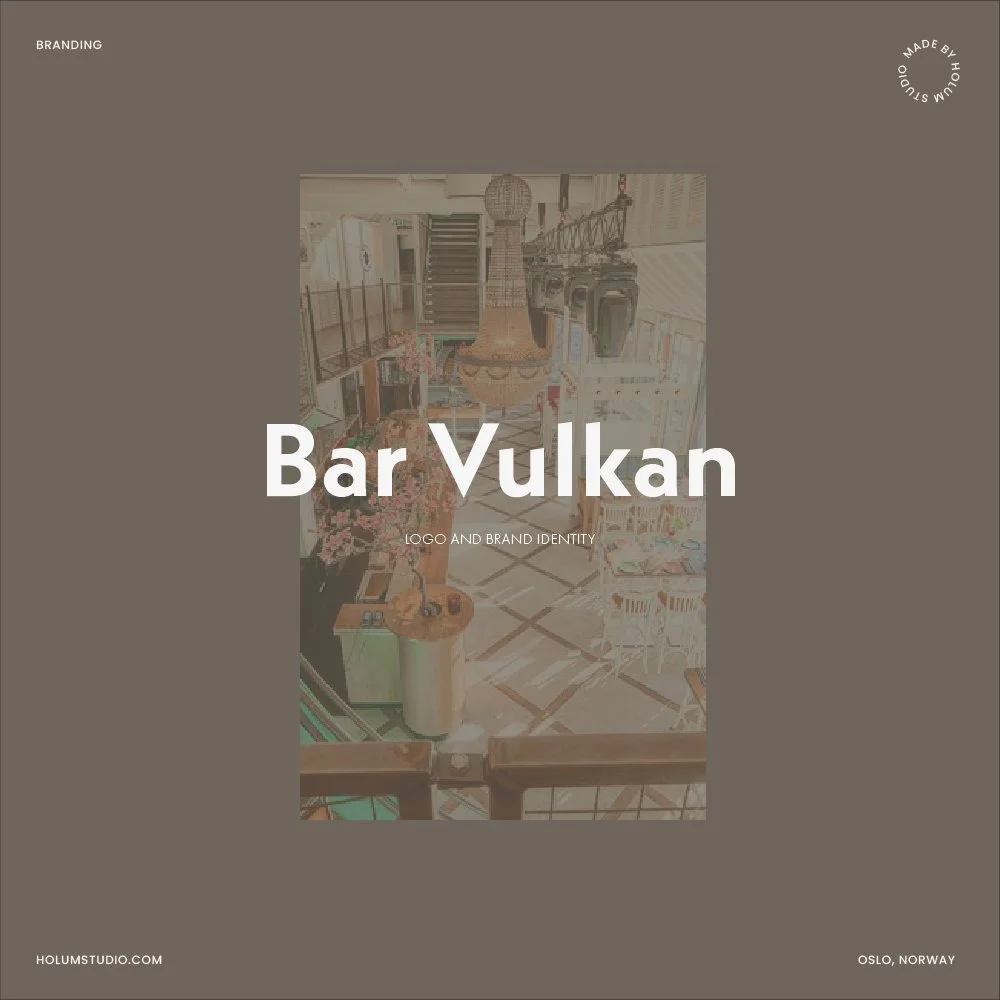 Bar Vulkan — Holum Studio