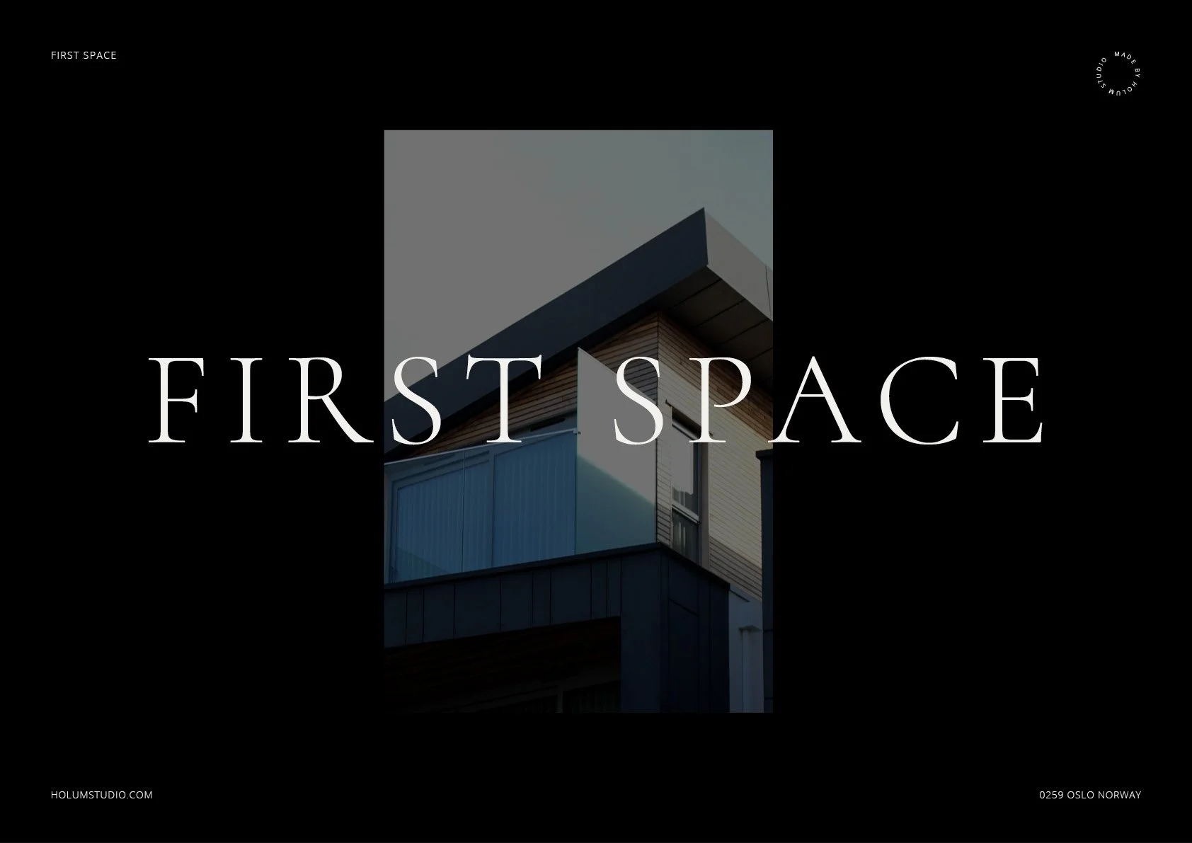 First Space — Holum Studio
