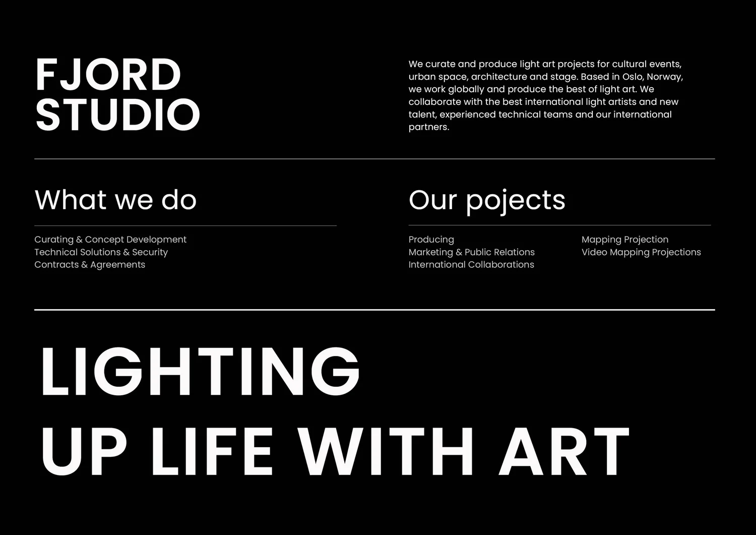 Norwegian Graphic And Web Design Services — Holum Studio
