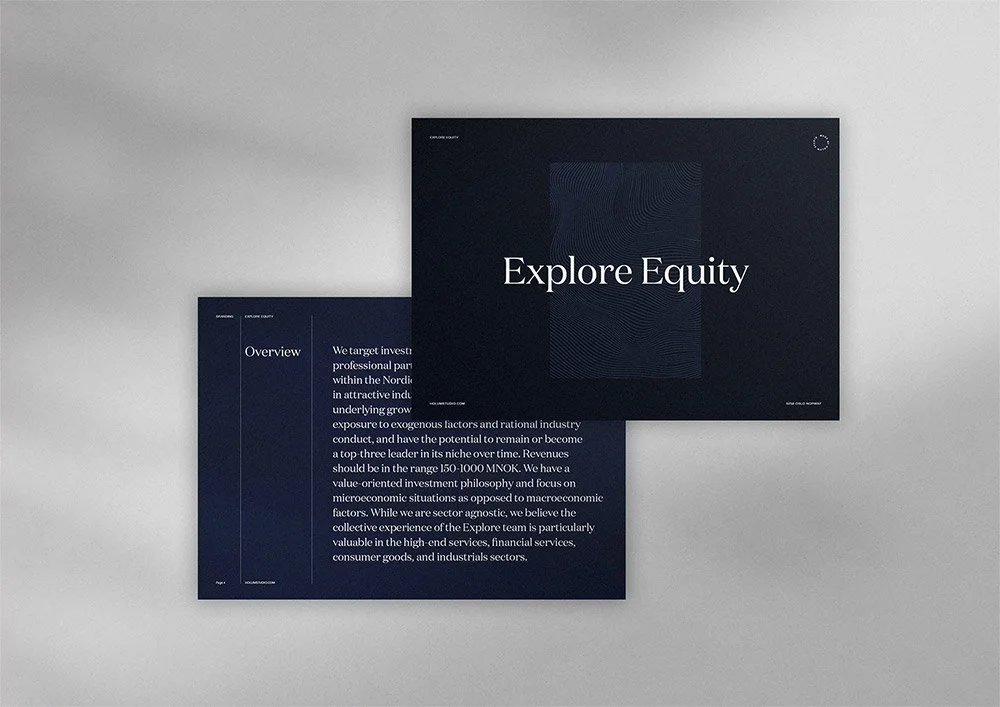 Design Studio Oslo — Holum Studio