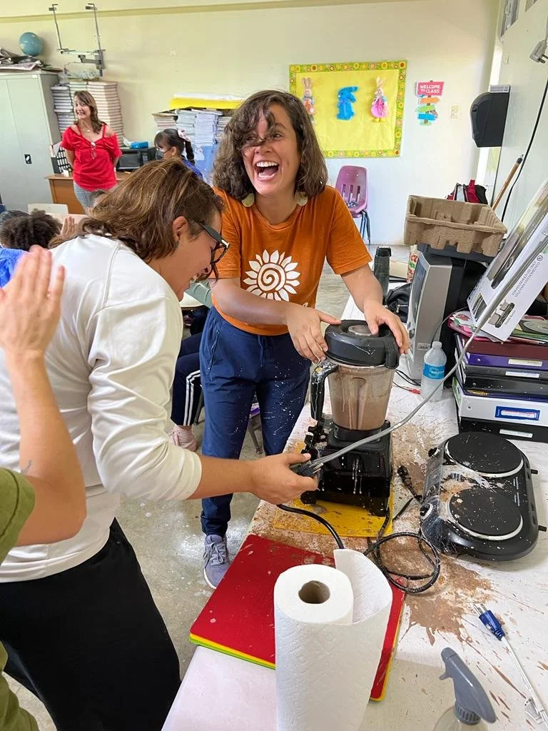 Learning new children's recipes during Healthy Thursdays — Plenitud PR