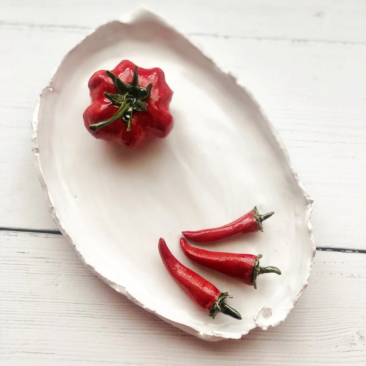 Handmade ceramic art - Handmade Ceramic Vegetables & Fruit