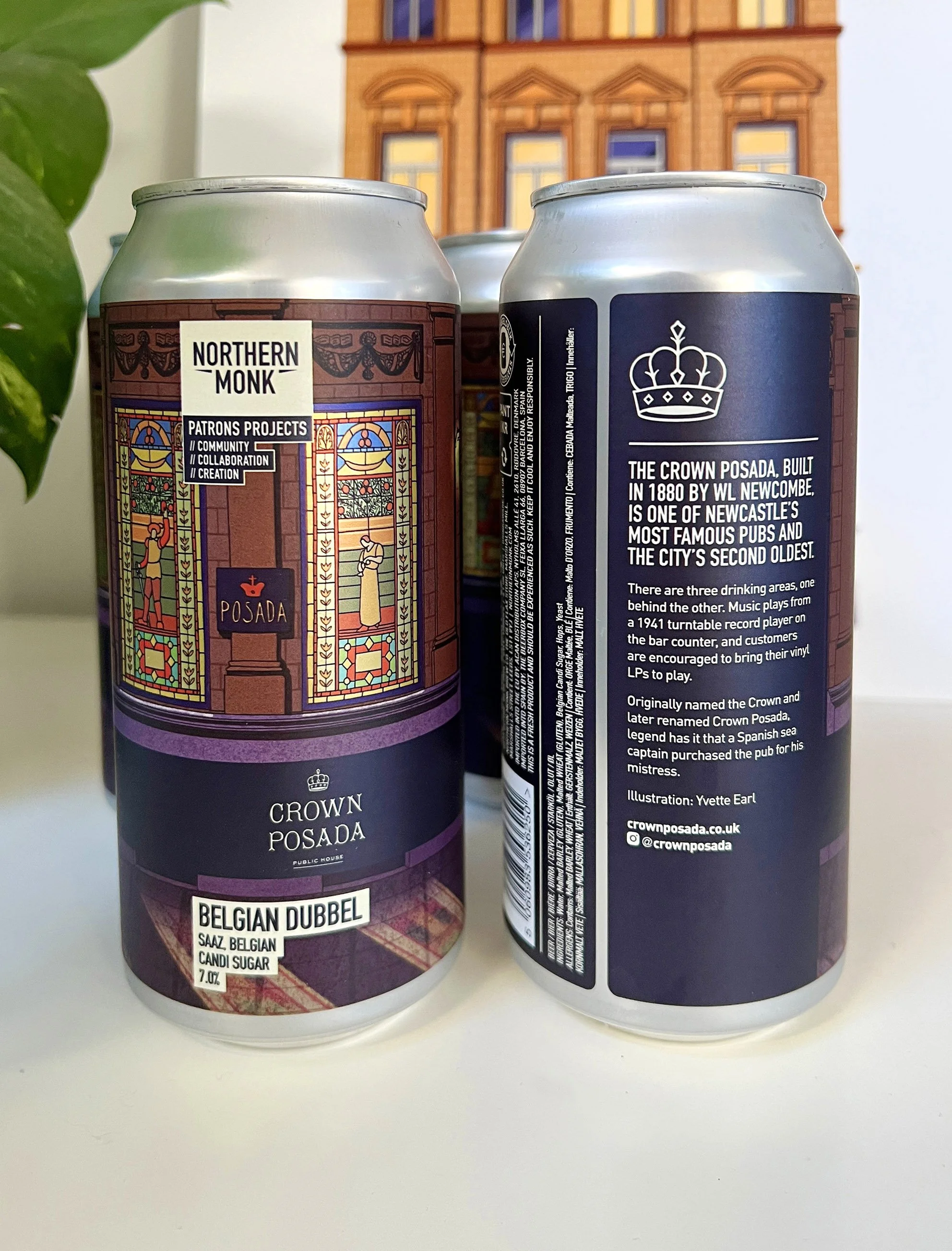 Northern Monk x Crown Posada — Yvette Earl Illustration