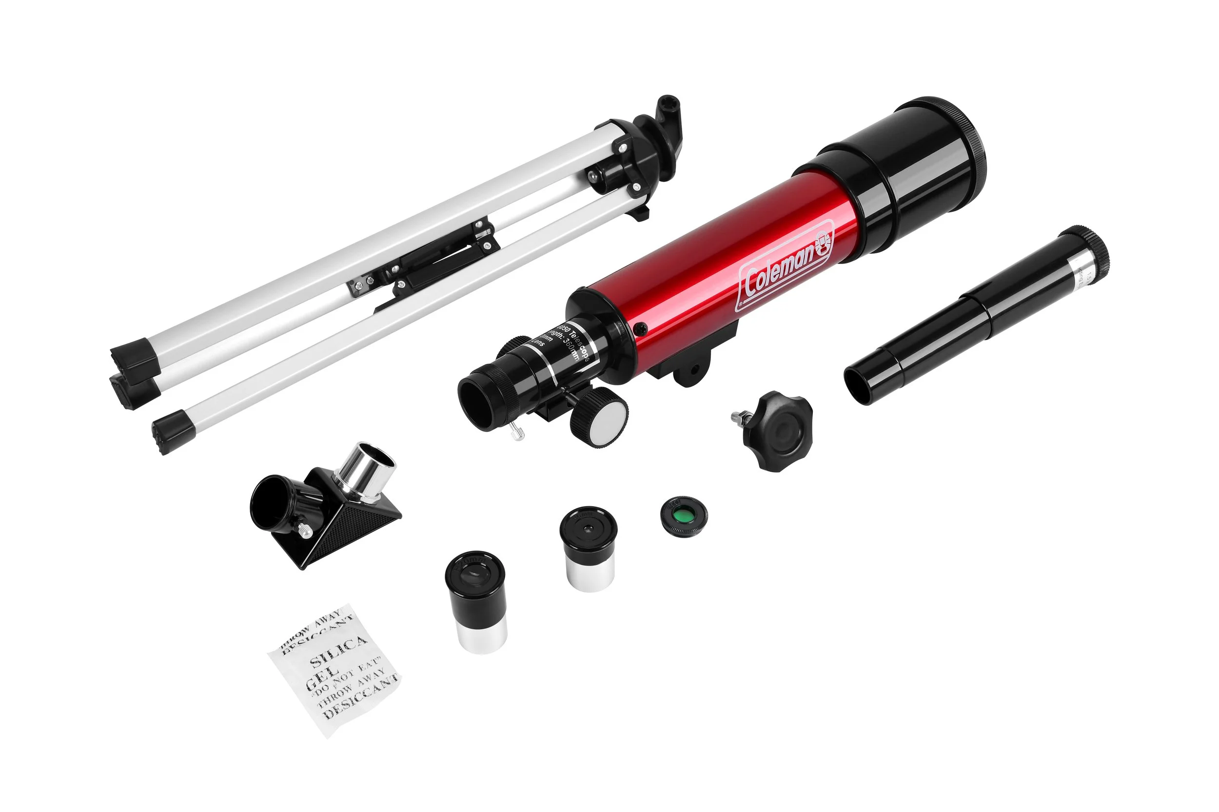 C36050 AstroWatch 360x50 Refractor Telescope Kit with Heavy-Duty ...