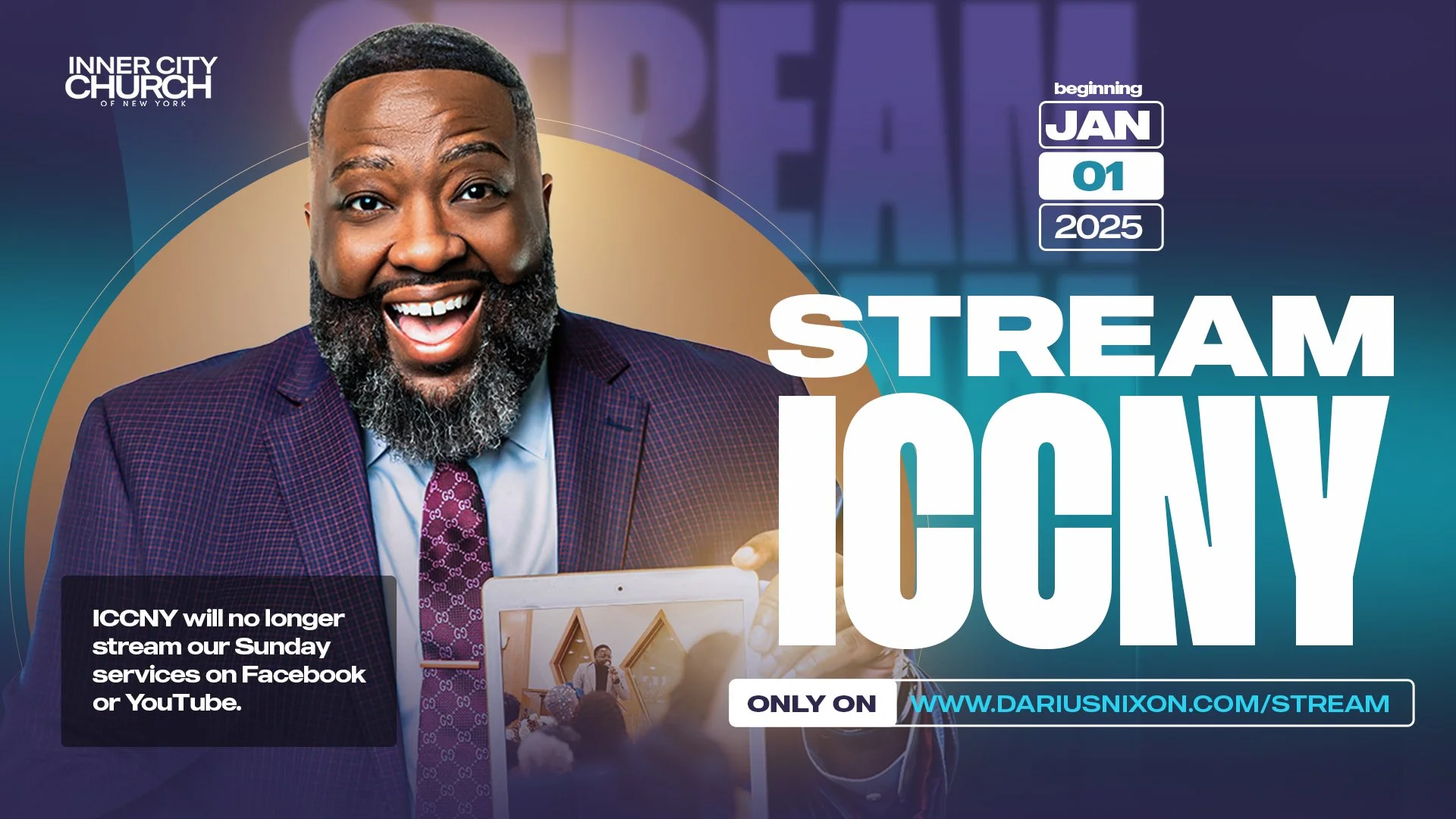 ICCNY Live Stream - Sign Up — Darius Nixon