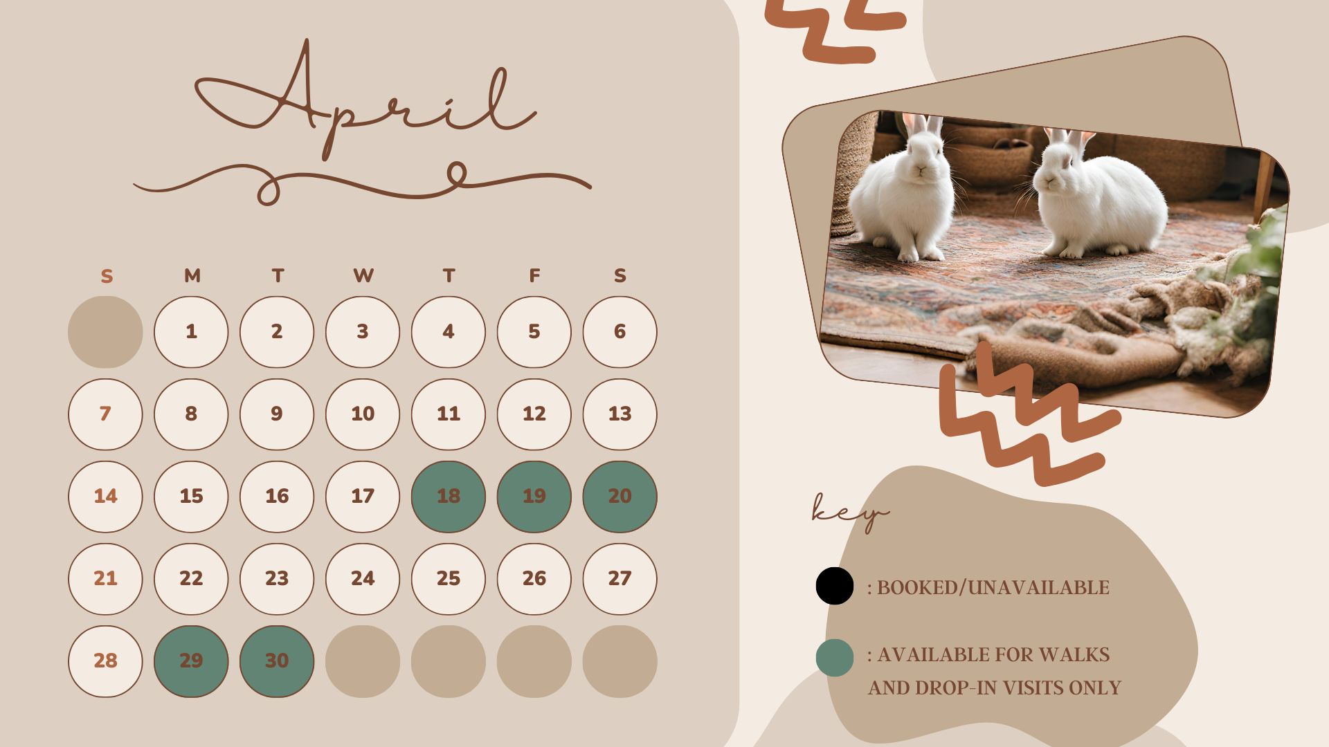 Booking & Availability — Lobo Tails Pet Care