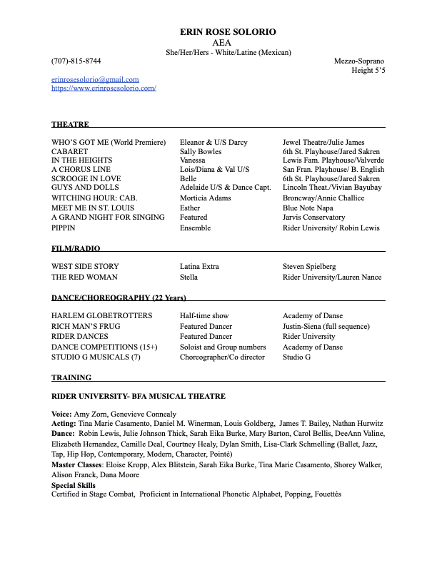 General 5 — ERIN ROSE SOLORIO ~ AEA