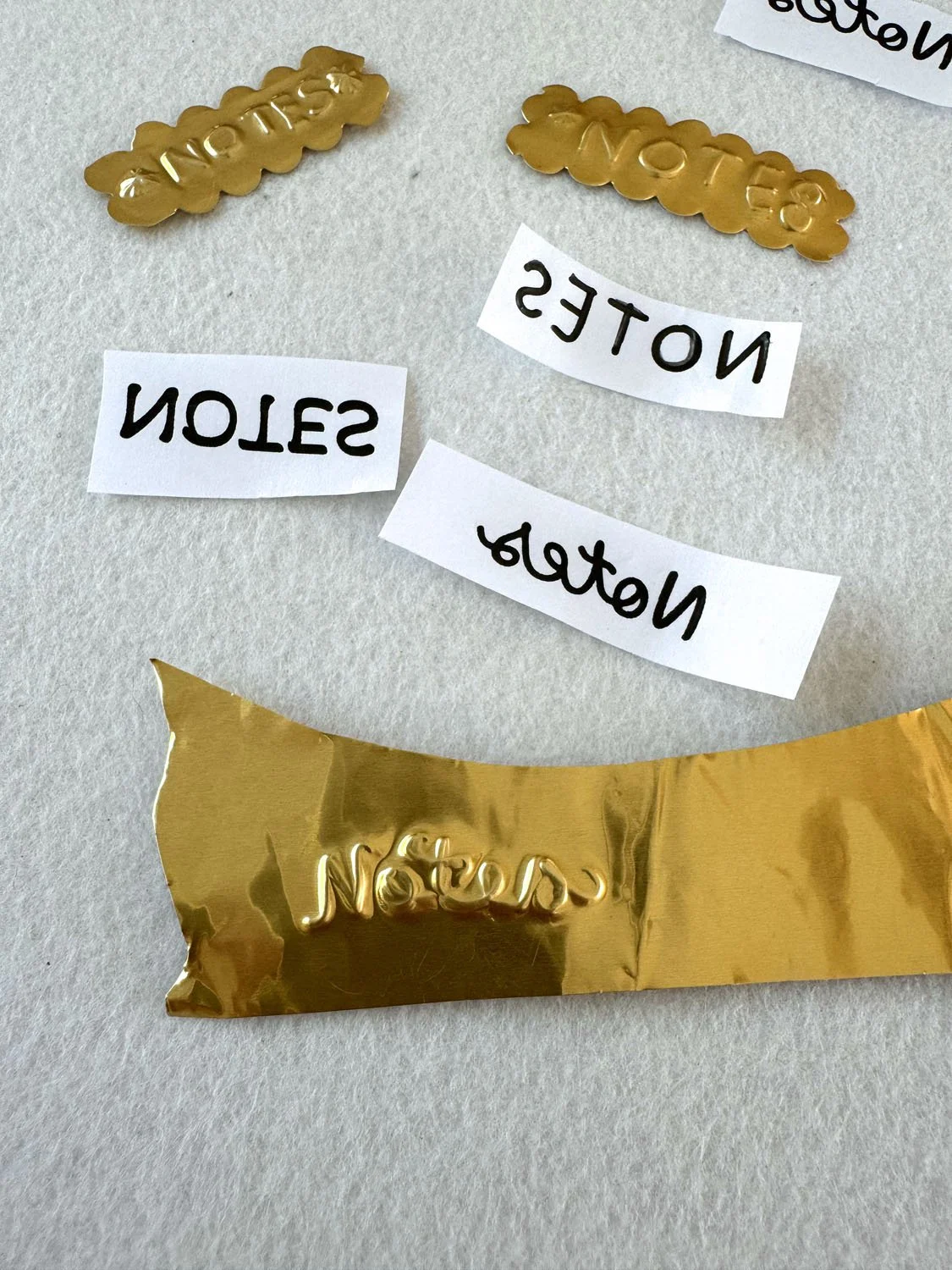 DIY : Je décore mes carnets avec du métal repoussé — Mila Luce