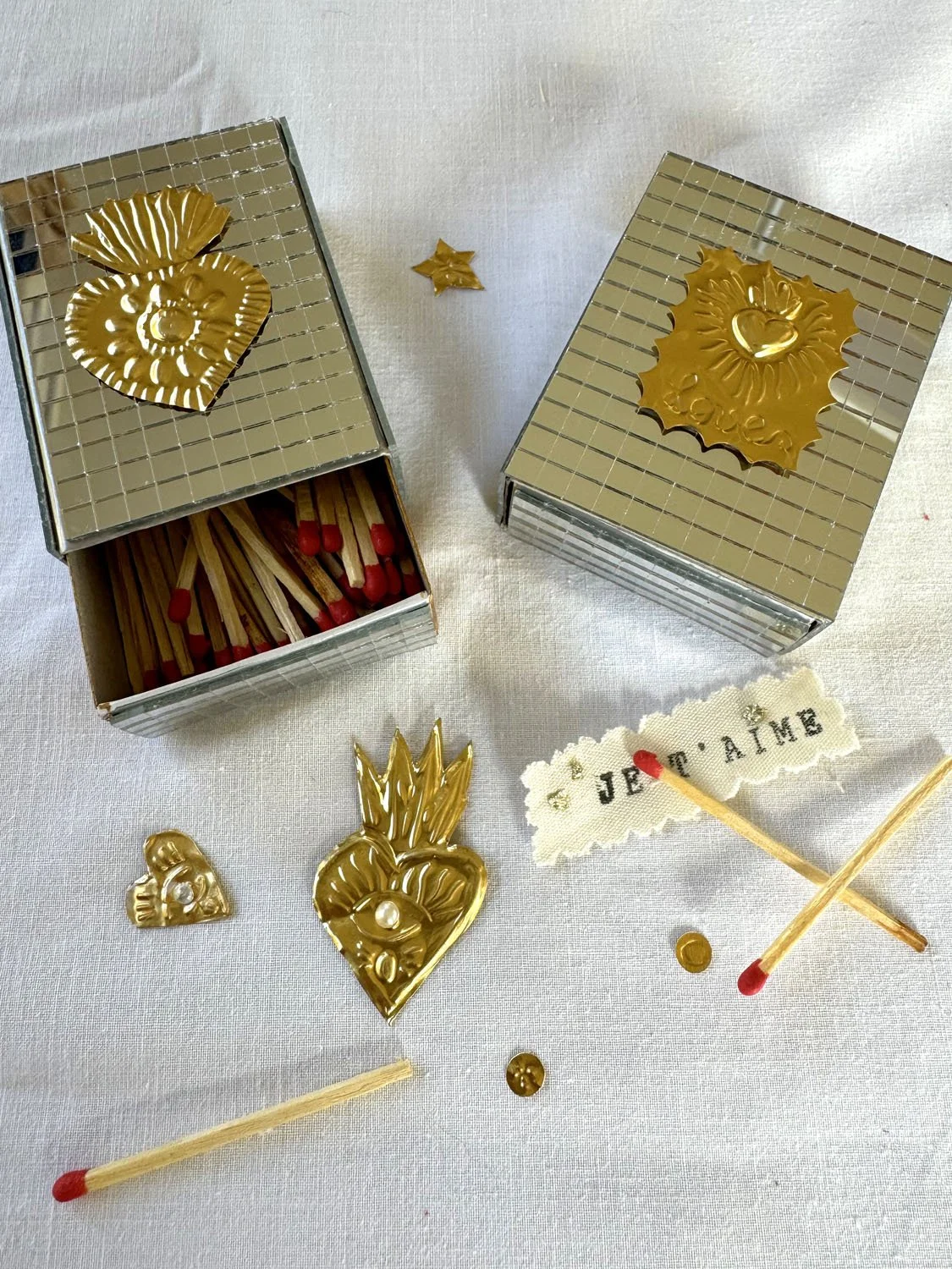 Récup créative : Boîtes d’allumettes disco — Mila Luce