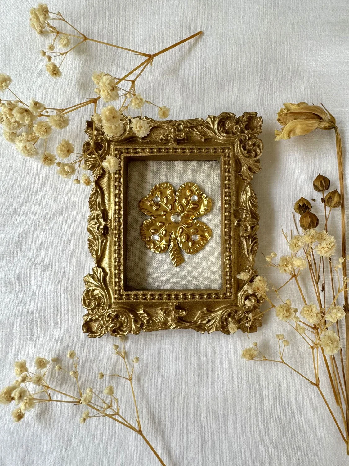 DIY : Trèfle porte-bonheur en métal repoussé — Mila Luce