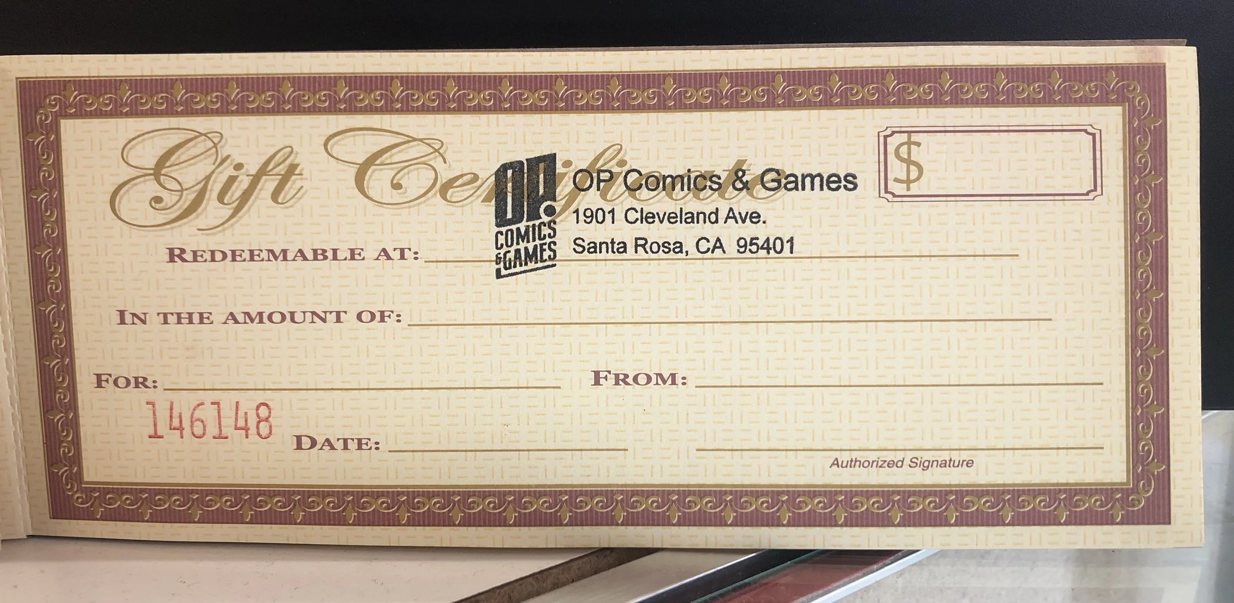 Store 2 — OP Comics & Games