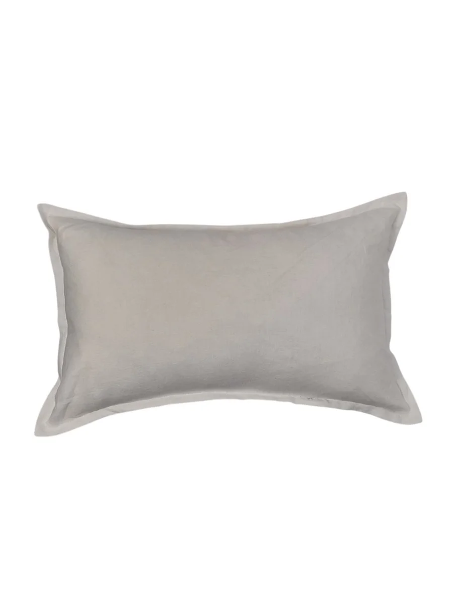 Shabby Chic - Intertwined White and Natural Lumbar — Laneway Design Studio