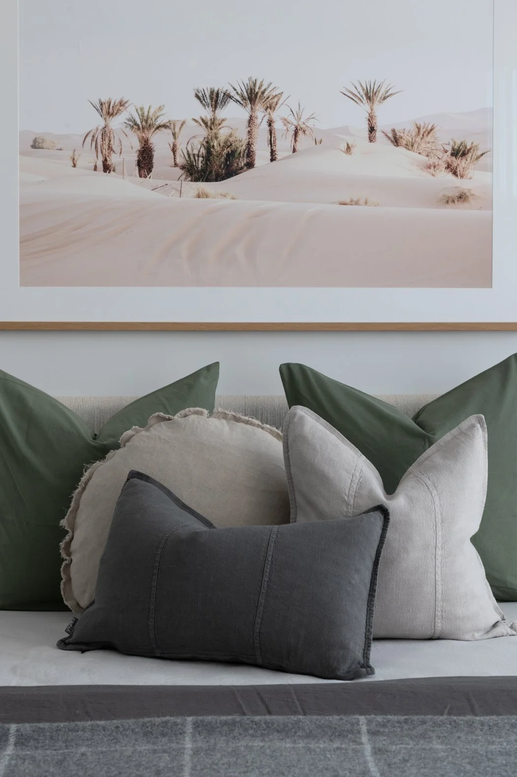 Eadie Lifestyle - Lulu Linen Cushion - Natural — Laneway Design Studio