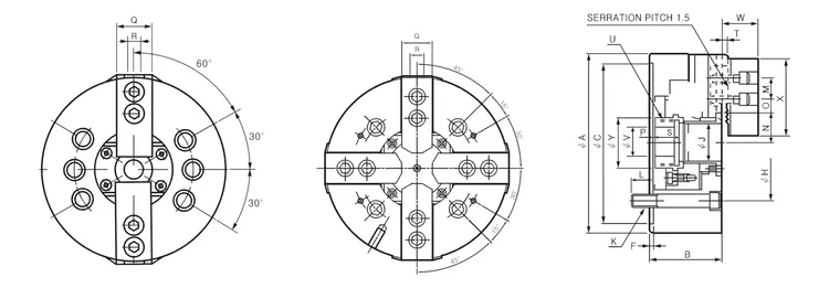 CNC lathe chuck types