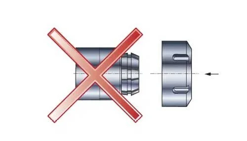 Installation Method of Cutting Tool ER Collet
