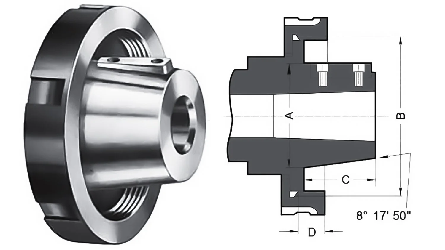 Lathe Spindle Nose Identification Chart