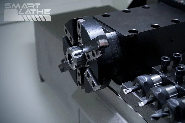 CNC lathes are capable of turning not only circles but also polygons.