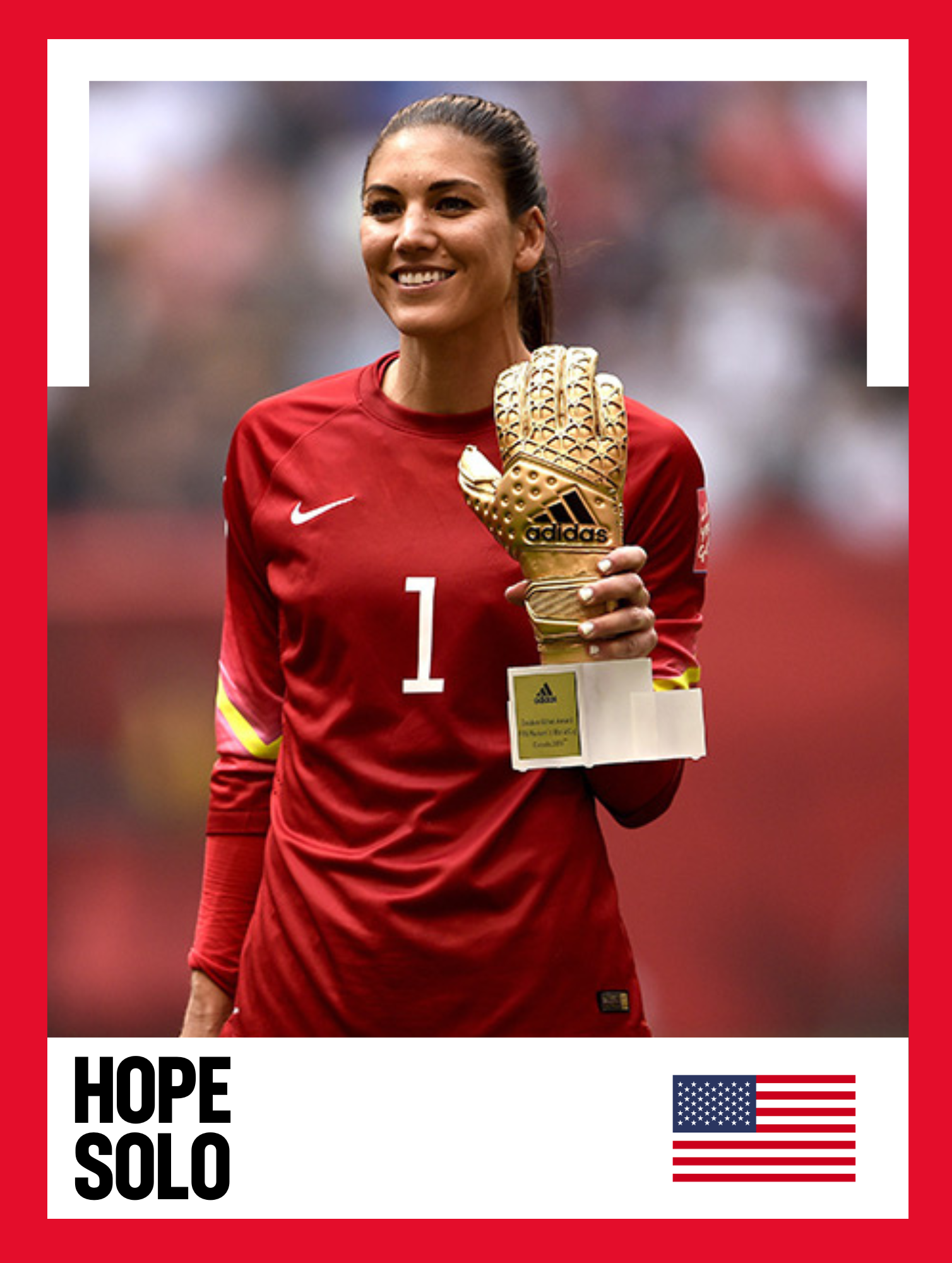 Hope Solo Gold Medal