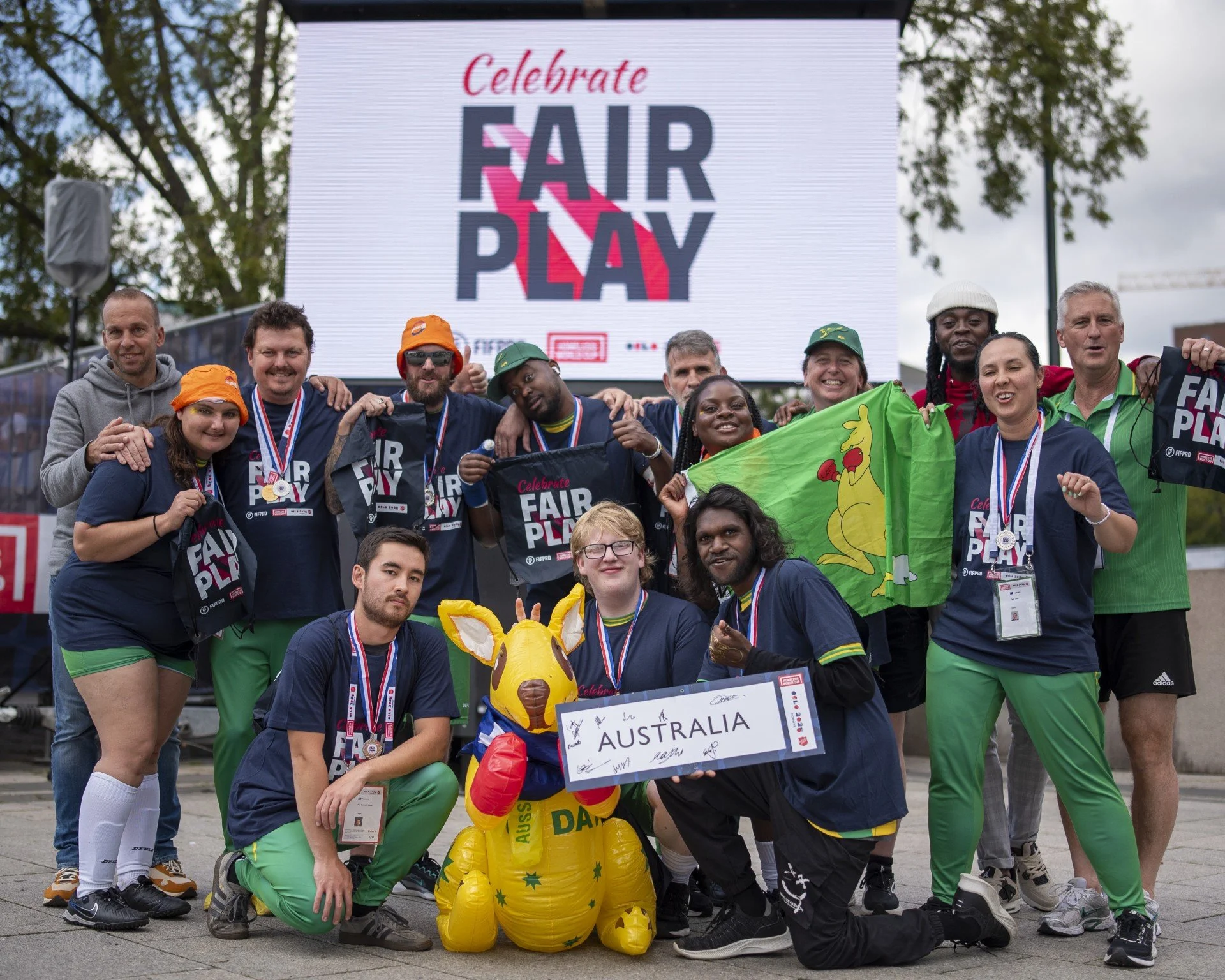 Australian attitude wins final FIFPRO award of Oslo 2025 — Homeless ...