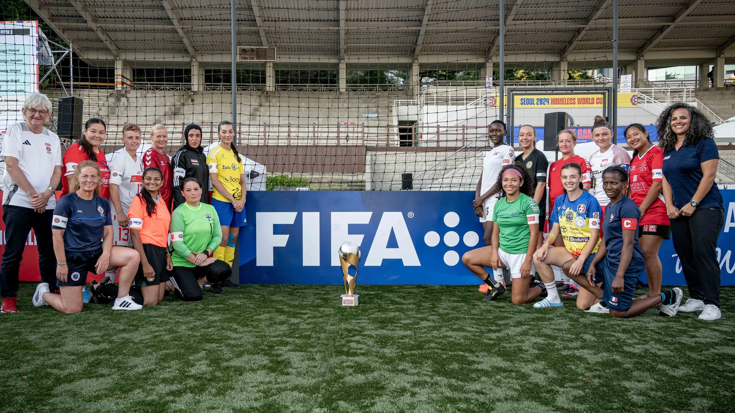 New women’s Homeless World Cup trophy revealed in Seoul — Homeless ...