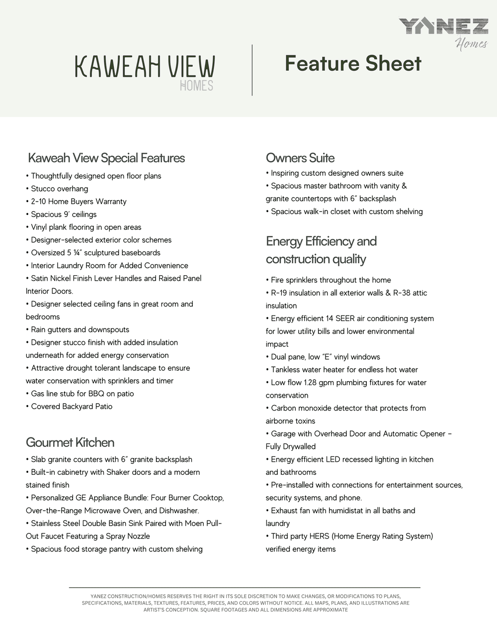 Kaweah View Homes — Yanez Homes