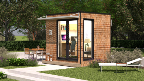 Model S | Work from Home backyard prefab office pod | WFH in your own ...