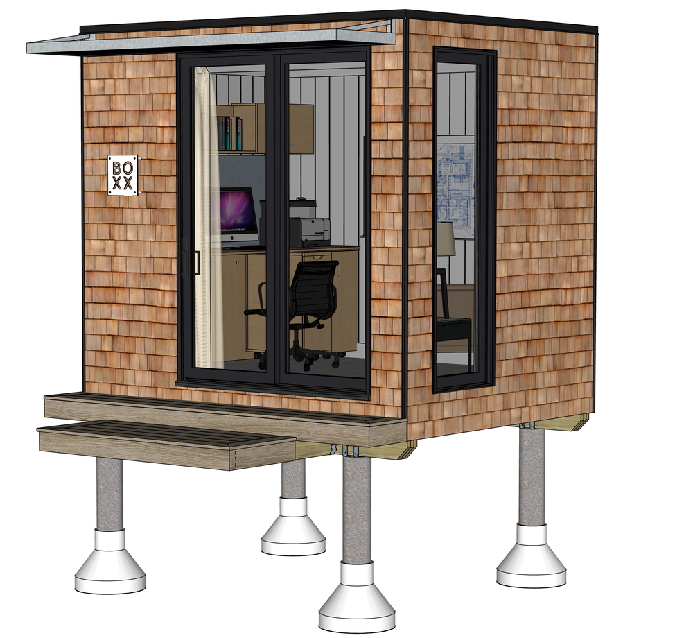 Model S | Work from Home pre-fab home office pod for your backyard ...