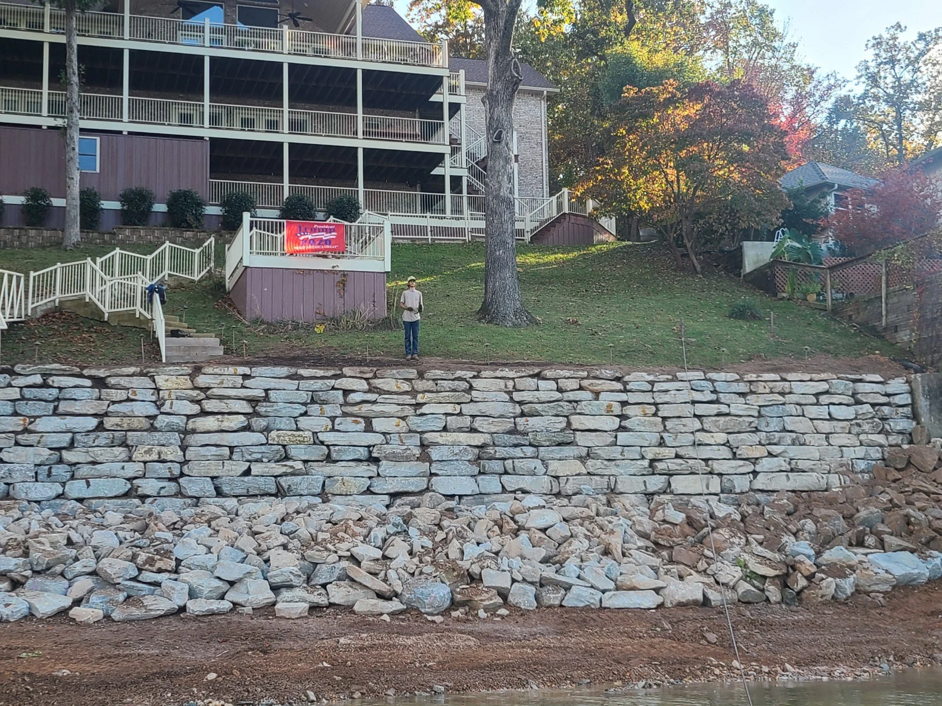 Shoreline Walls — Hollytree Landscaping