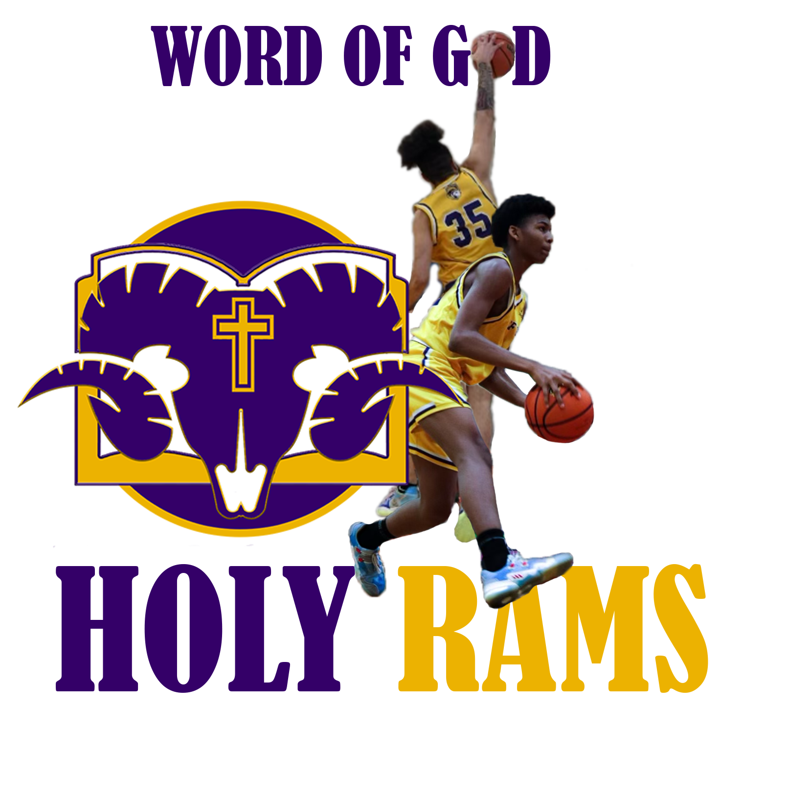 God Basketball Logo