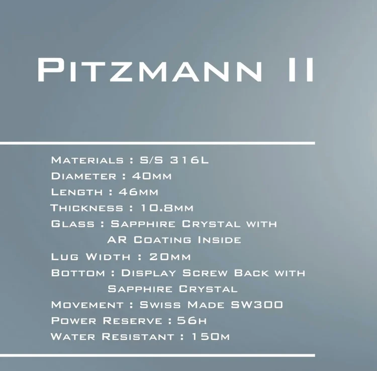 PITZMANN II — PITZMANN