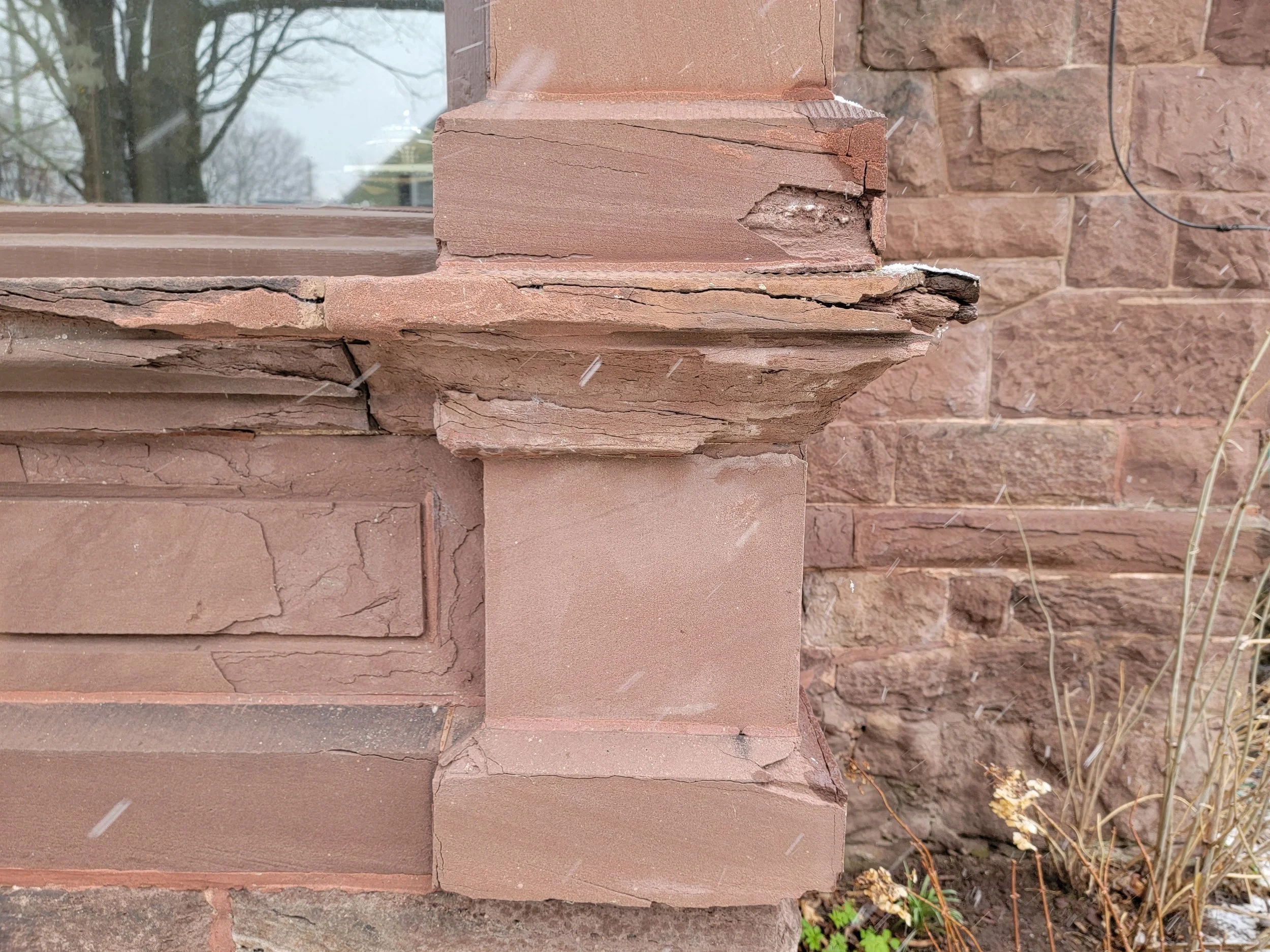 Sandstone Patching — Northern Restoration & Waterproof Systems Inc.