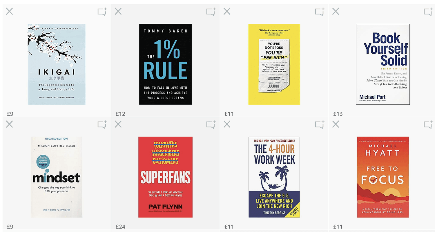 Best Business & Personal-Growth Books for Creative Freelancers | byRosanna