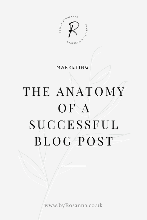 The Anatomy of a Successful Blog Post | byRosanna