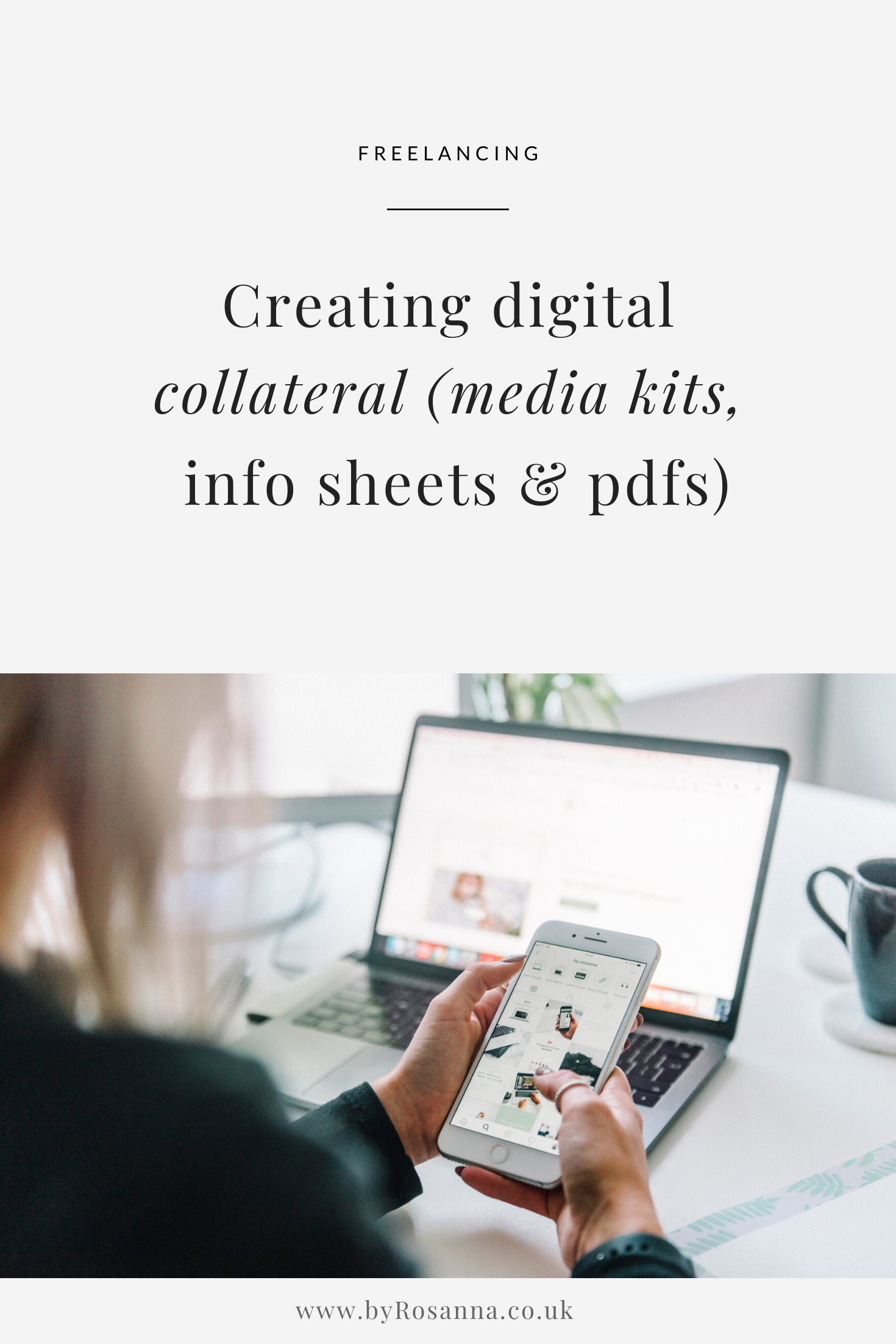 Creating Digital Collateral (Media Kits, Info Packs & PDFs) | byRosanna