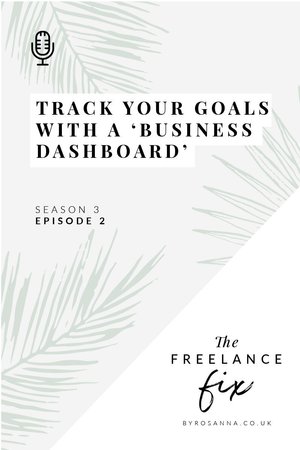 S3 E3: Track your goals & progress with a 'Business Dashboard' | byRosanna