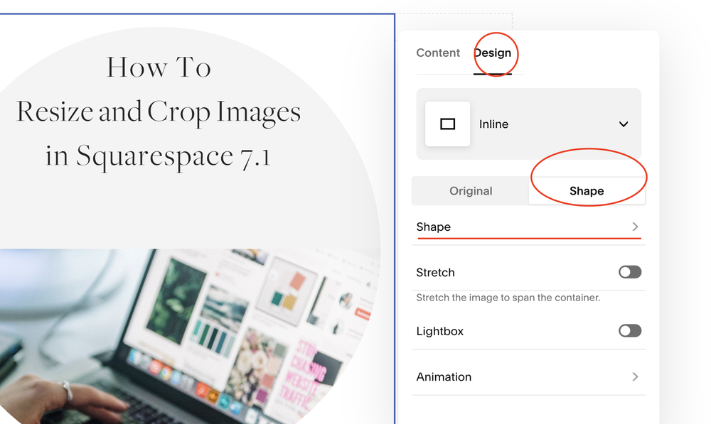 How to Resize and Crop Images in Squarespace 7.1 | byRosanna