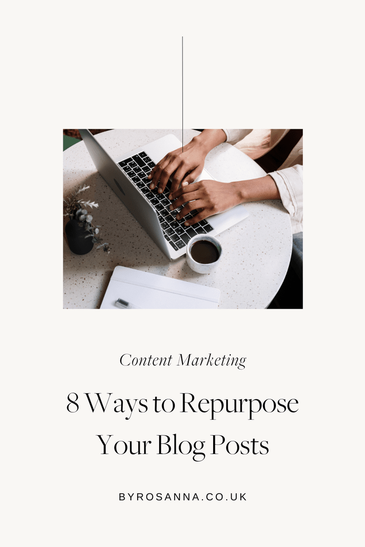 8 Ways to Repurpose a Blog Post (2025) | byRosanna
