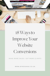 18 Ways to Improve Your Website Conversions | byRosanna