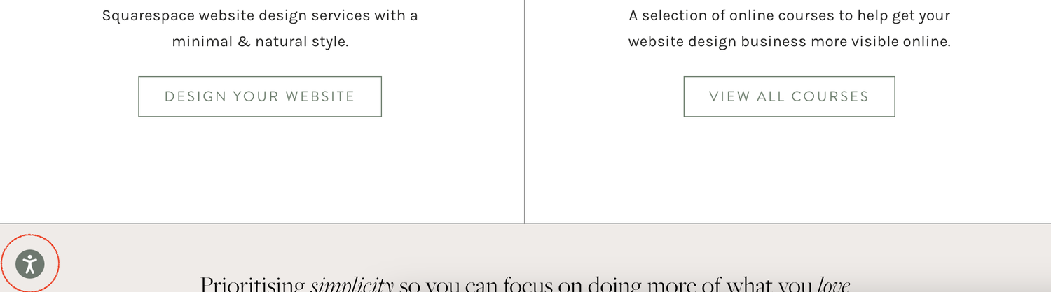 7 Tips for Squarespace Accessibility (+ accessiBe Plugin Review ...