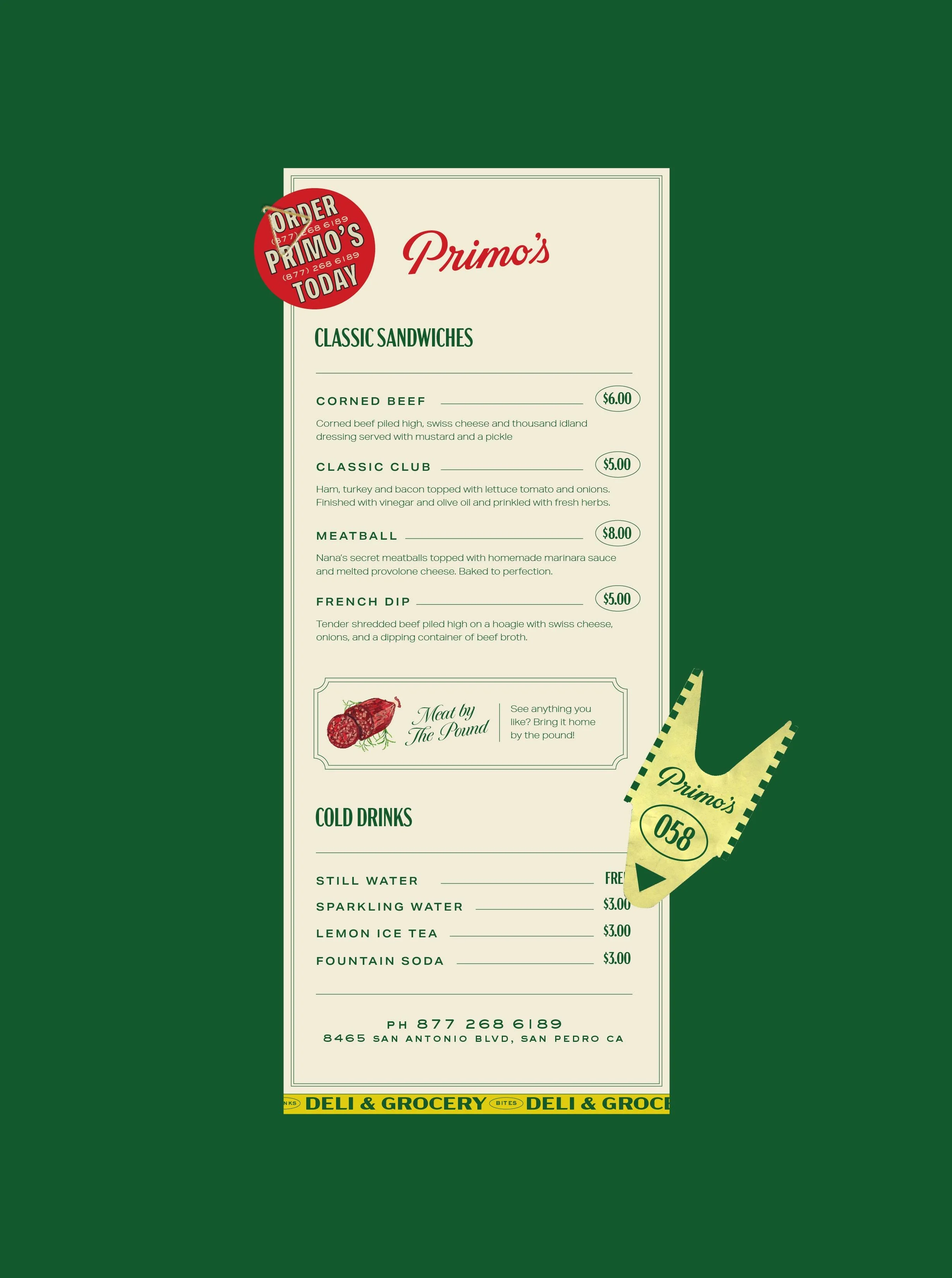 Primo's Deli — Jim Kennelly