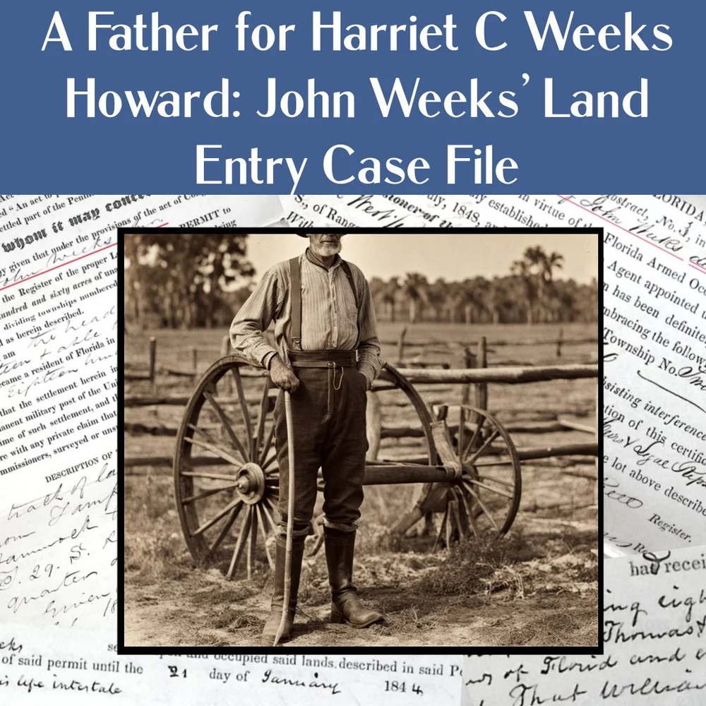 A Father for Harriet C Weeks Howard: John Weeks’ Land Entry Case File ...