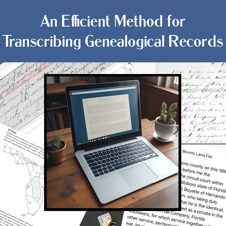 An Efficient Method for Transcribing Genealogical Records — Everyday ...