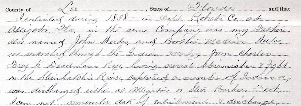 Madison Weeks’ Bounty Land Application — Everyday Adventures in Genealogy