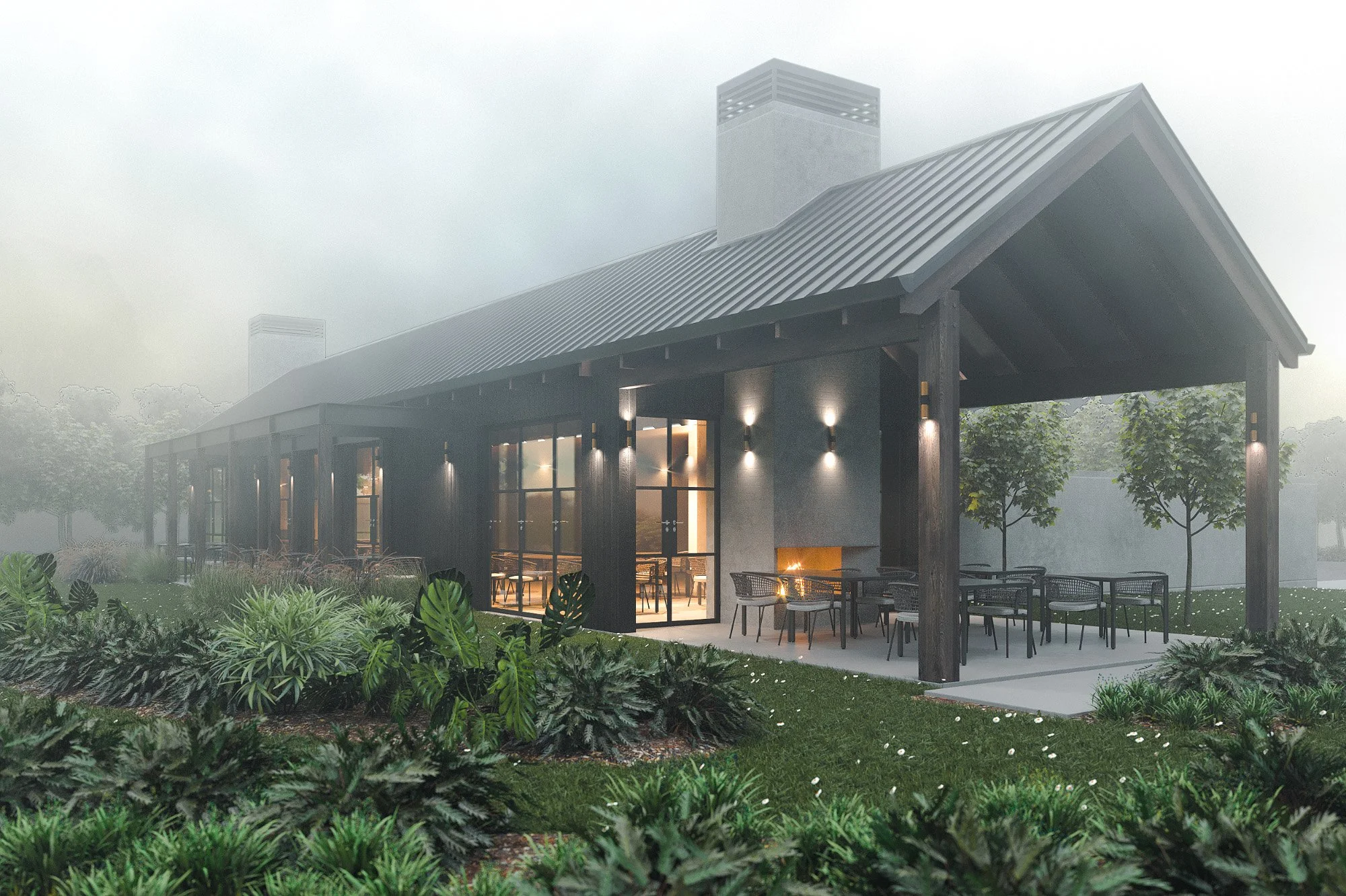 Lucid Metal Architectural Rendering