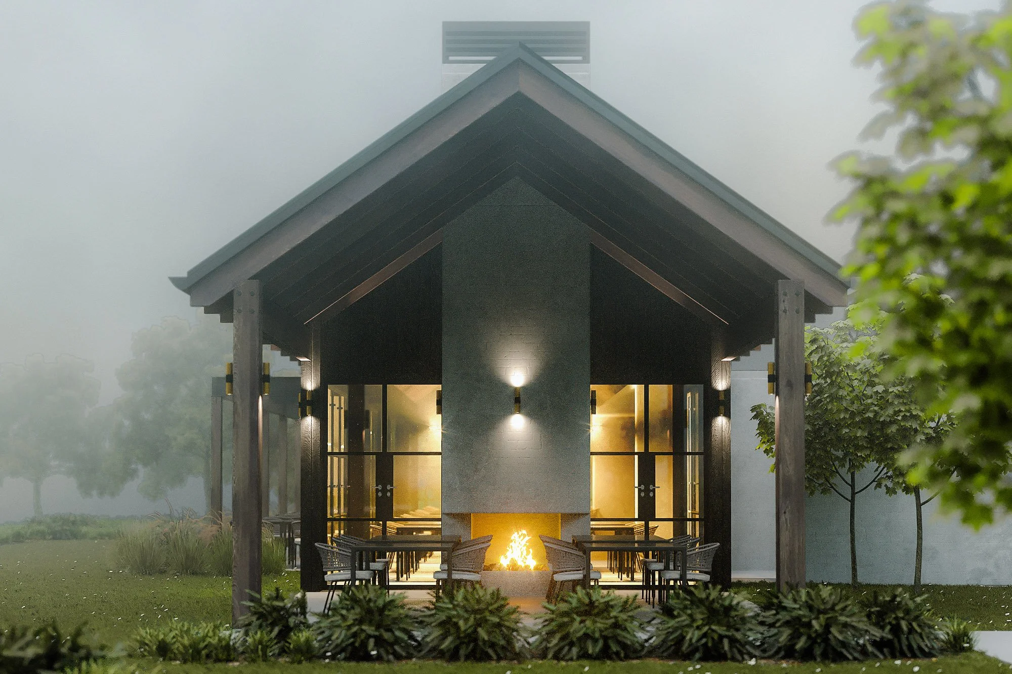 Lucid Metal Architectural Rendering