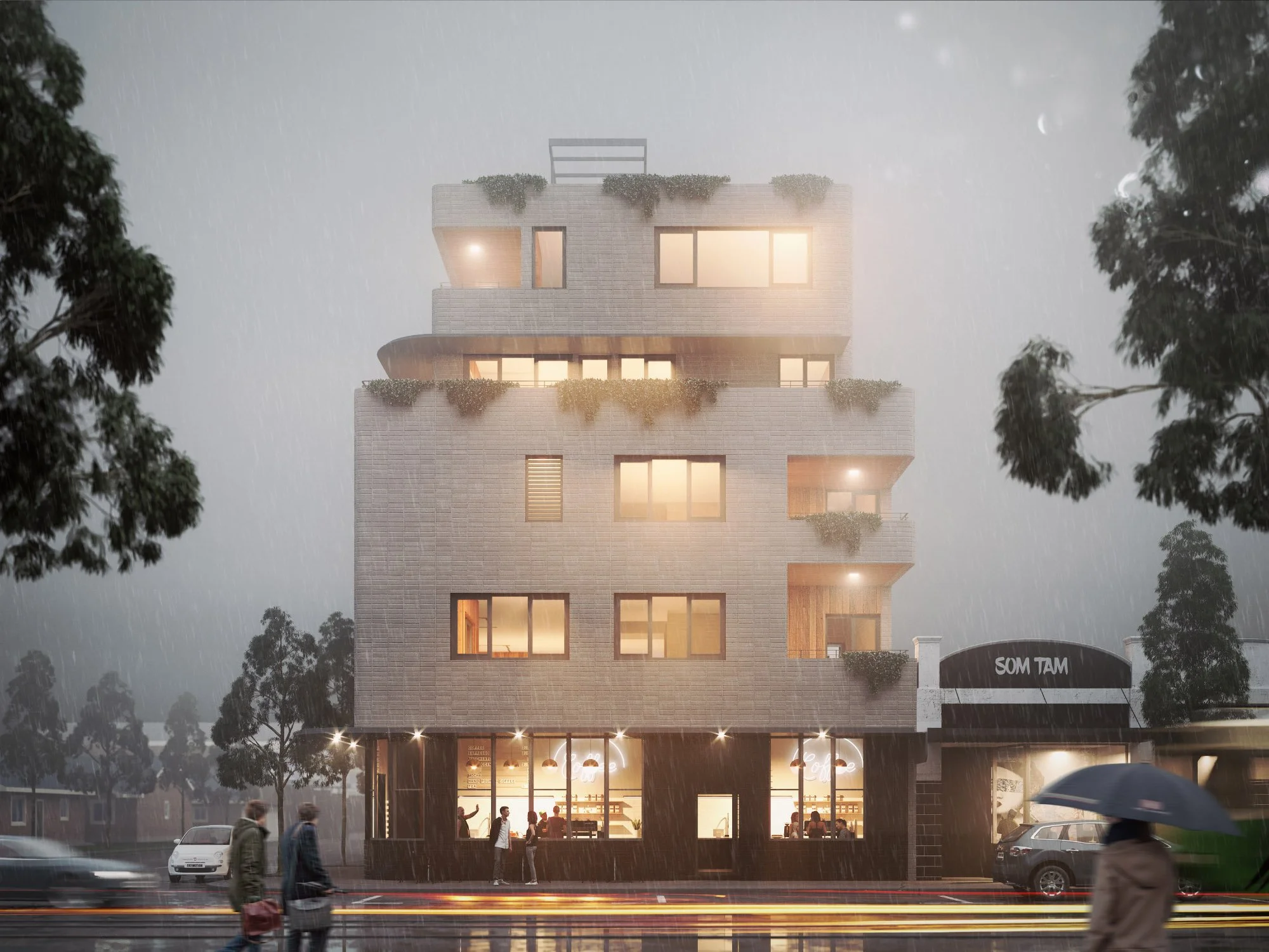 Lucid Metal Architectural Rendering