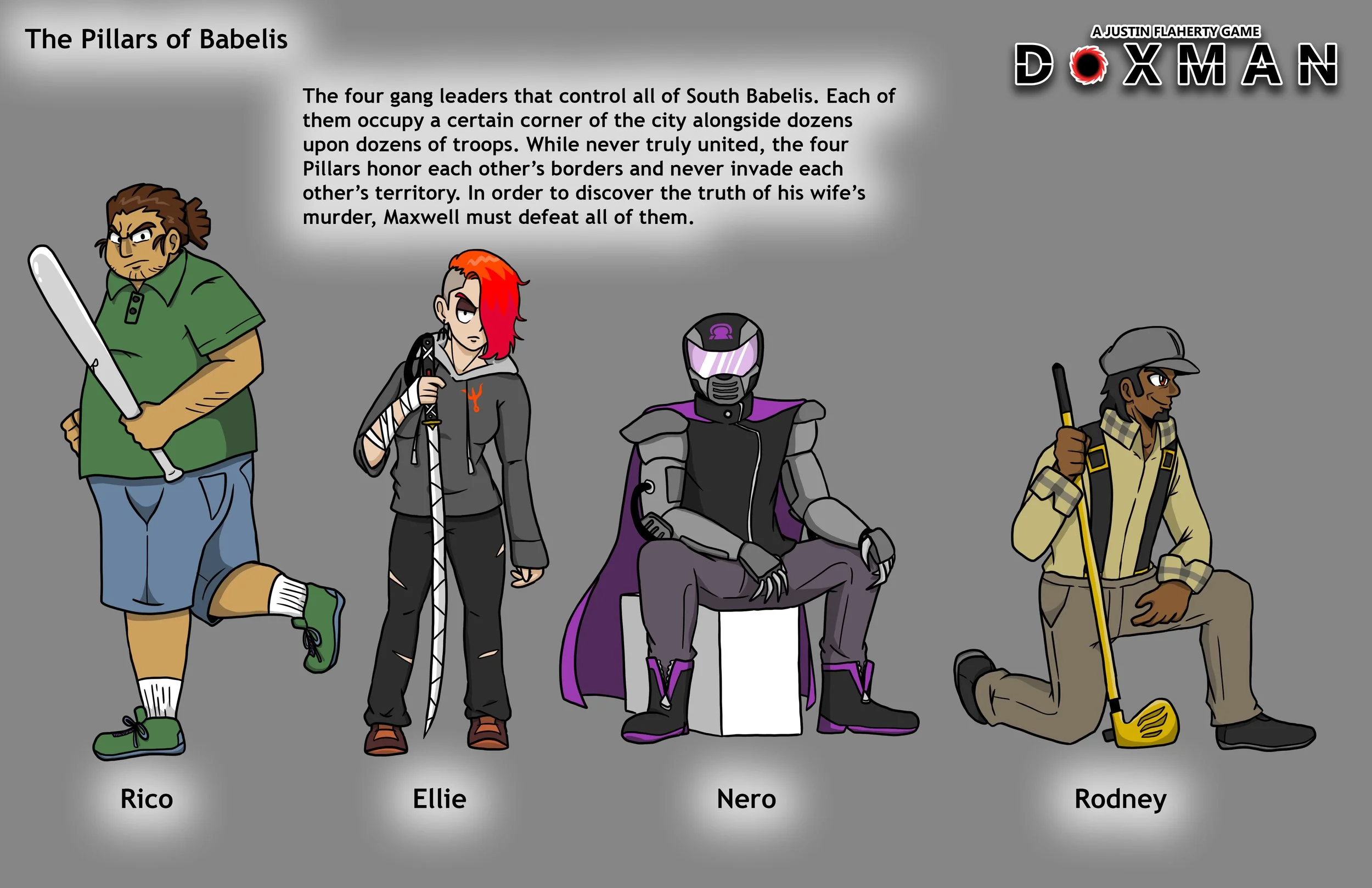 Character Design — Justin Flaherty Art & Animation