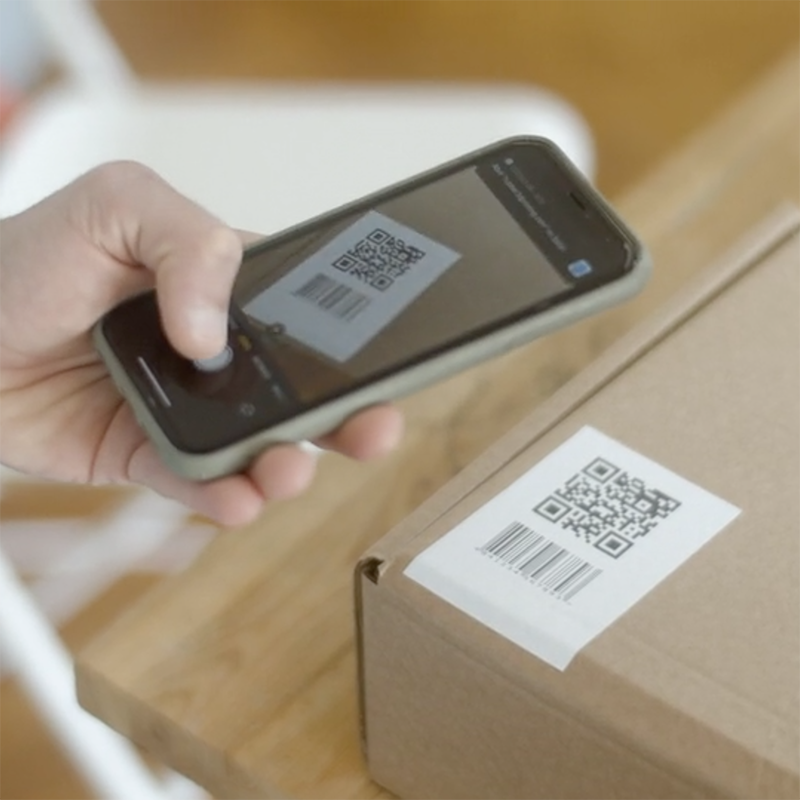 Product Import – QR Code Packaging Pattern / Circular Experience Library